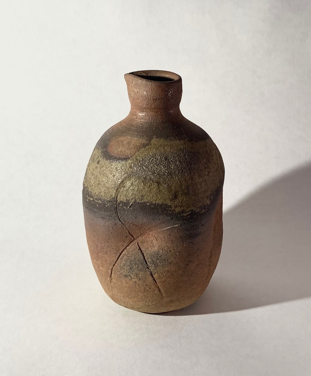 Wood Fired Sake Bottle, Earthy and Elegant. - Etsy