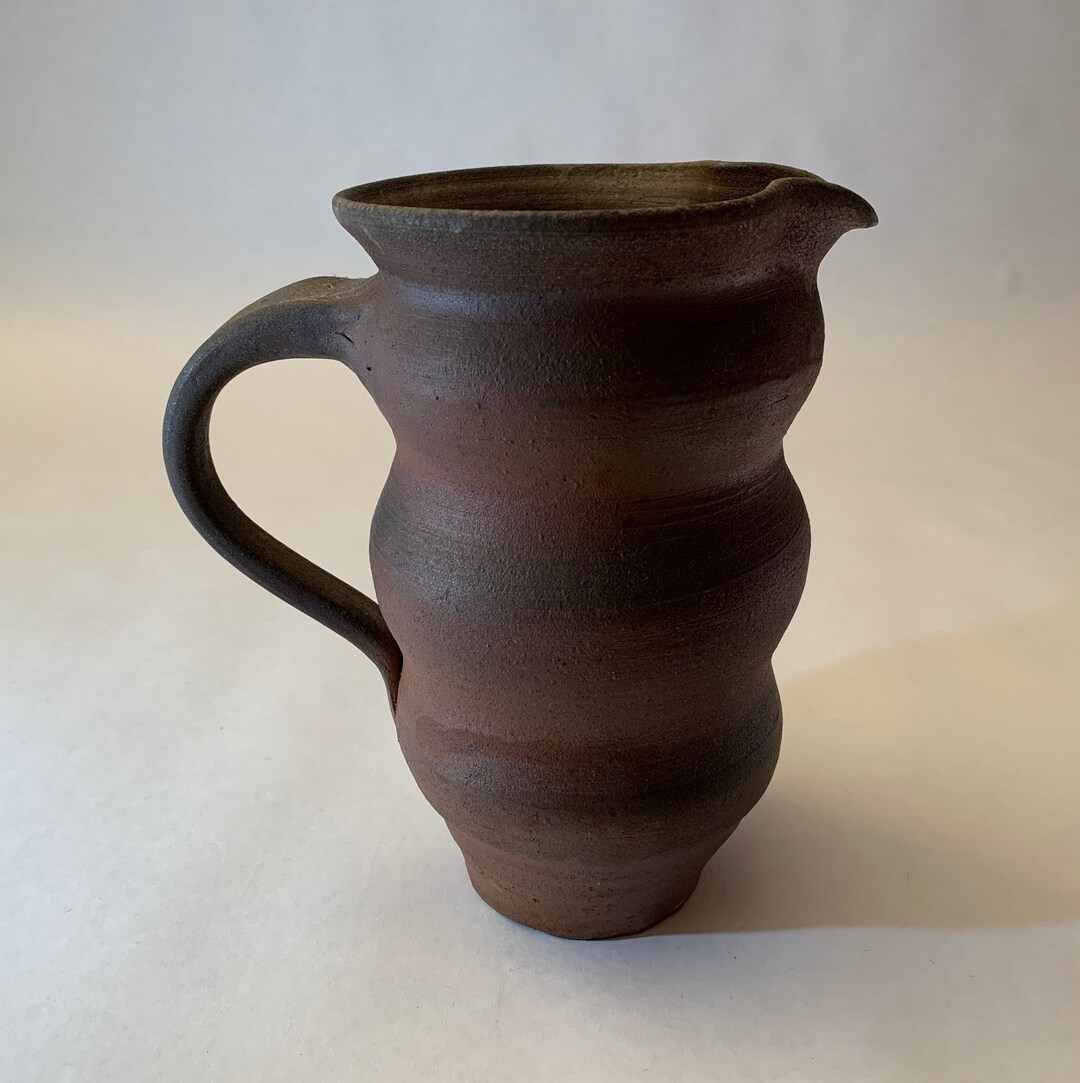 Wood Fired Pitcher. Earthy and Rustic, Graceful, Vase or Tableware. - Etsy