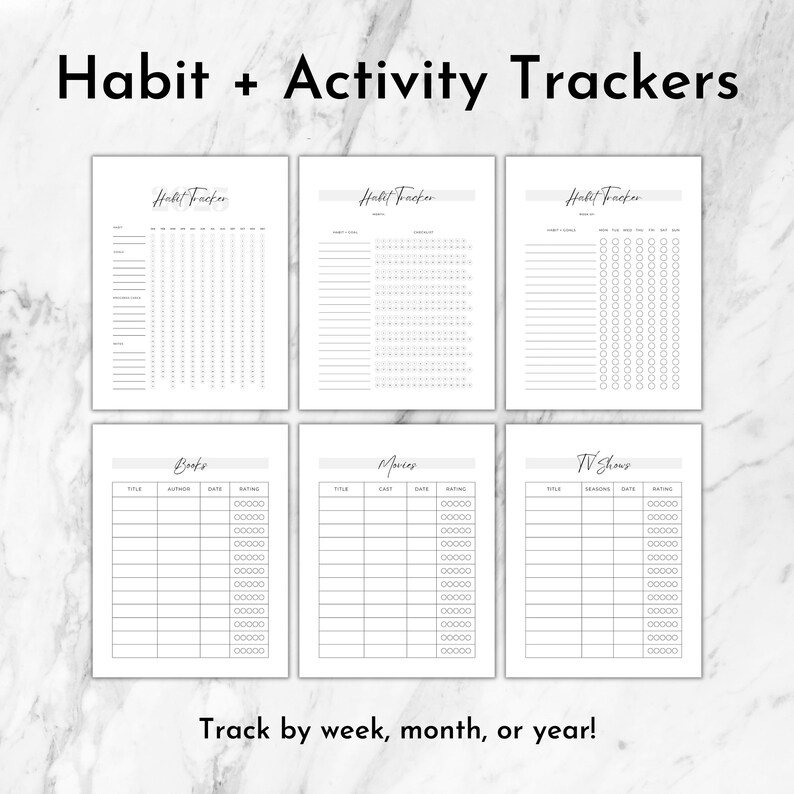 Life Planner 2025 Planner 2025 Digital Planner 2025 Planner Bundle ...