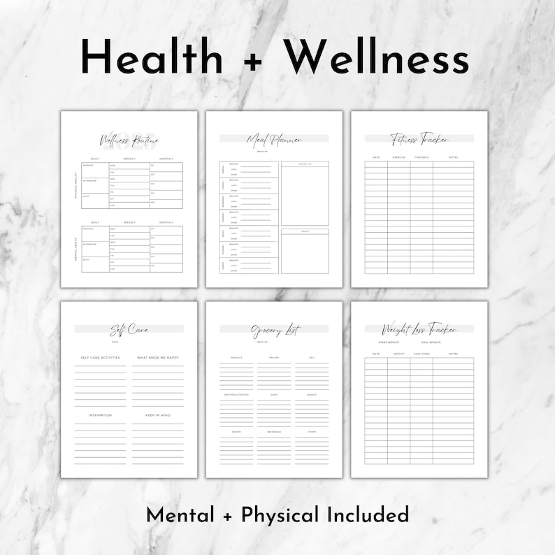 Life Planner 2025 Planner 2025 Digital Planner 2025 Planner Bundle ...