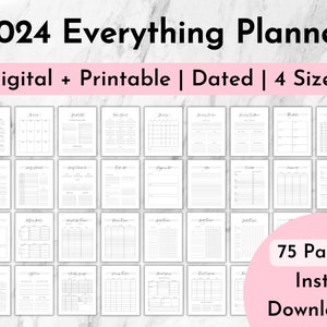 Life Planner 2024 Planner 2024 Digital Planner 2024 Planner Bundle ...