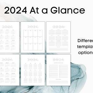 2024 Planner 2024 Digital Planner 2024 Planner Bundle Dated Planner ...