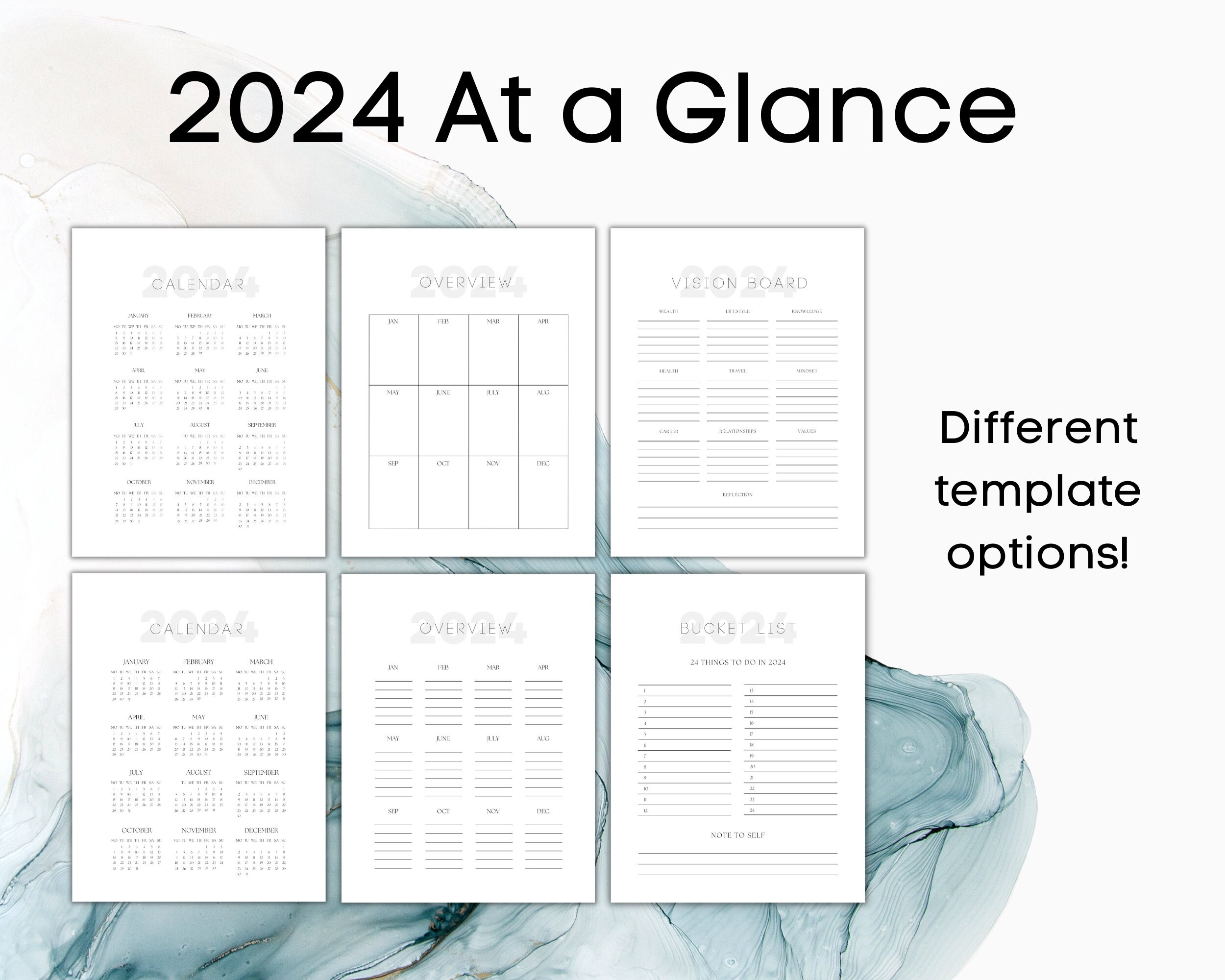 2024 Planner 2024 Digital Planner 2024 Planner Bundle Dated - Etsy Canada