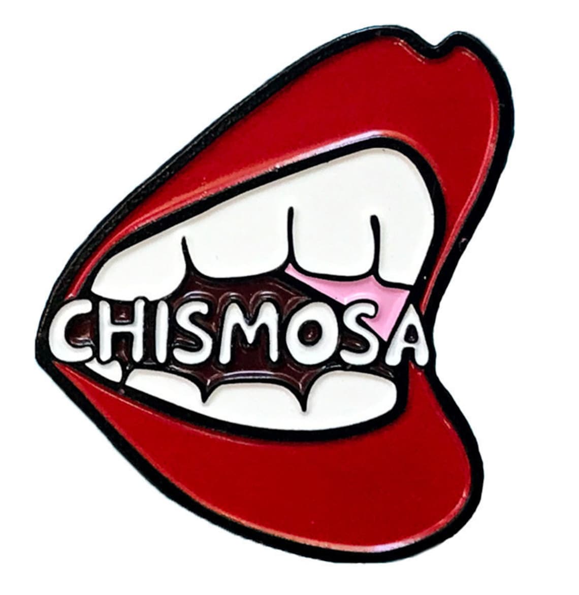 Chismosa Boca — Latina Enamel Pin - Etsy