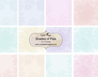 12 x 12 digital paper pack scrapbook collage sheet butterflies | Etsy