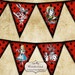 Alice in Wonderland Printable Party Banner Collage Sheet Instant ...