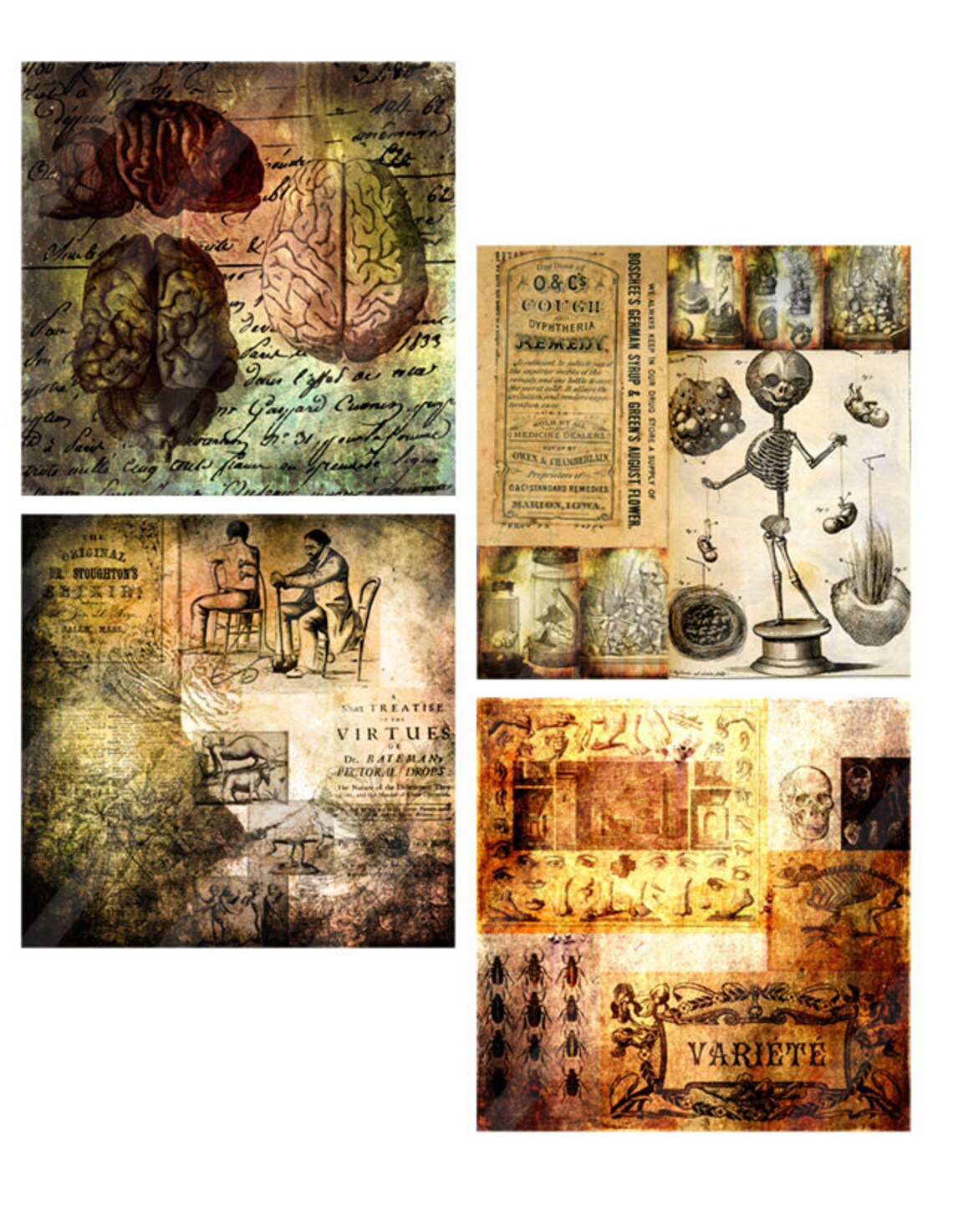 Weird Halloween Digital Paper Pack Instant Download 12 X 12 Digital ...