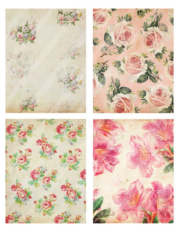 Printable Vintage Scrapbook Paper