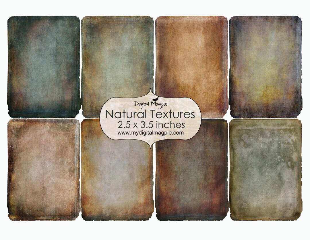 Natural Texture Atc Digital Background Paper Grunge Tattered Shabby ...