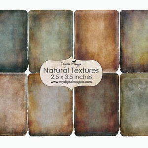 Natural Texture Atc Digital Background Paper Grunge Tattered Shabby ...