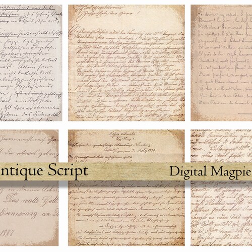 Old Paper Digital Paper Texture Instant Download Vintage | Etsy