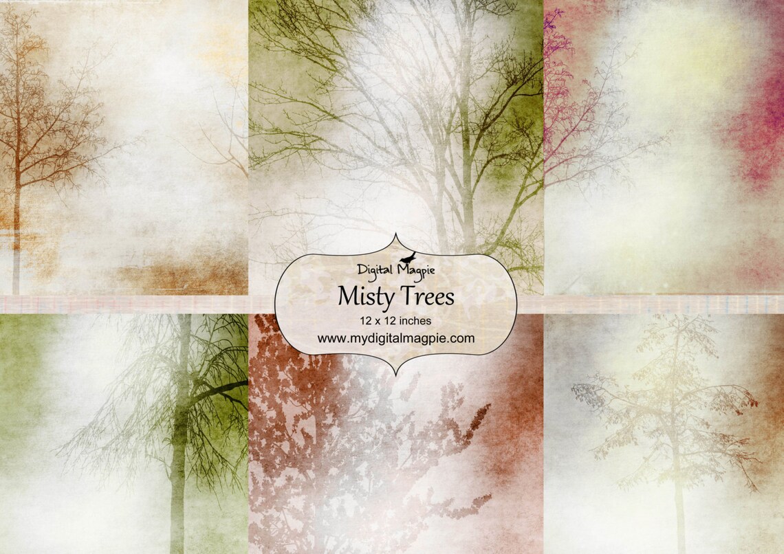 Digital Paper Pack Scrapbook Paper 12 X 12 Digital Collage - Etsy