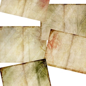 Trees DIY Printable Journal Pages Digital Paper Pack Grunge Shabby ...