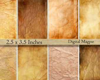 Natural Texture Atc Digital Background Paper Grunge Tattered | Etsy