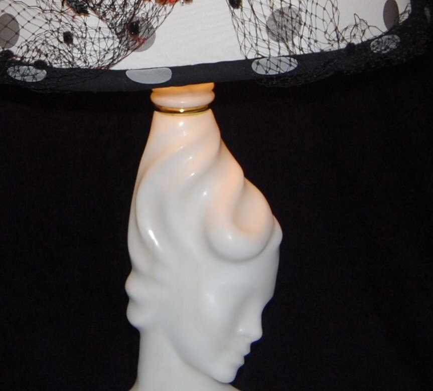 Mid-century Carved Marble Lady Lamp With Custom Silk Shade - Etsy
