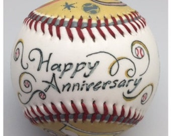 Anniversary Baseball - Etsy