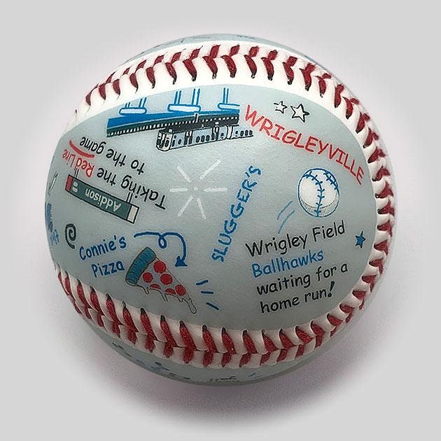 Cubs fan Die-Hard Cubs stadium ball Wrigley field cubs gift | Etsy