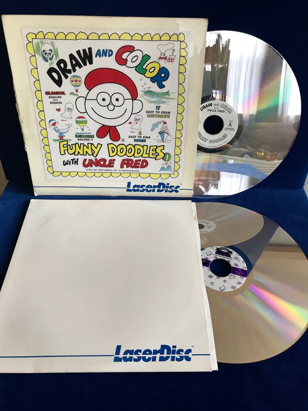 LOT OF 2 Educational Laserdiscs: Draw and Color Funny Doodles With ...