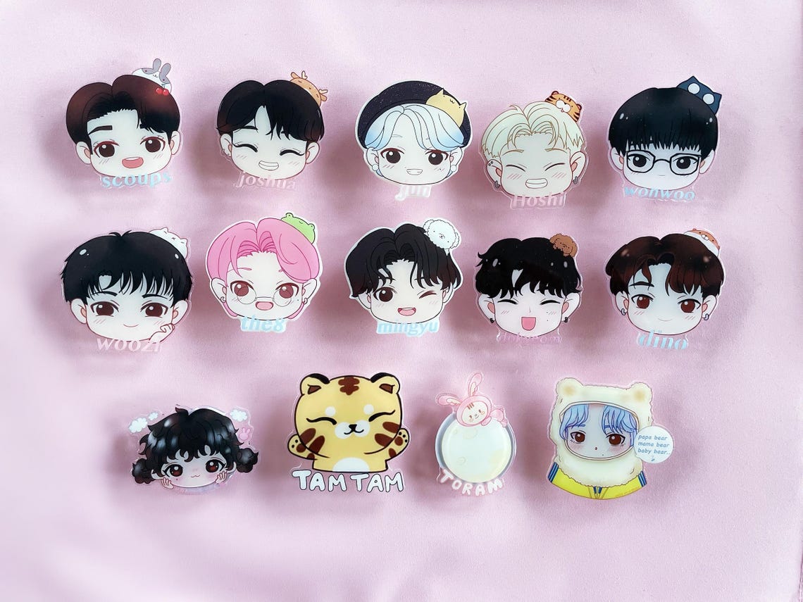 SVT Member Grips (animal) - Etsy