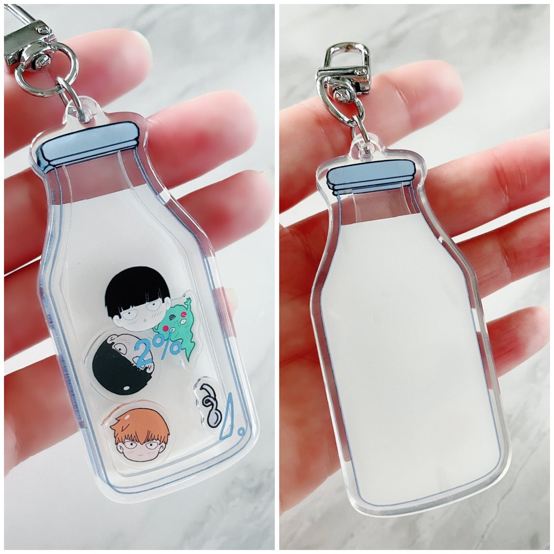 MP Milk Bottle Shaker Keychain 3.1inch - Etsy