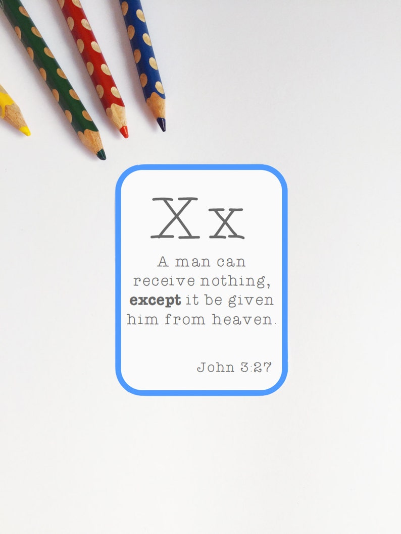 KJV Alphabet Bible Verse Flashcard Set king James Version - Etsy UK