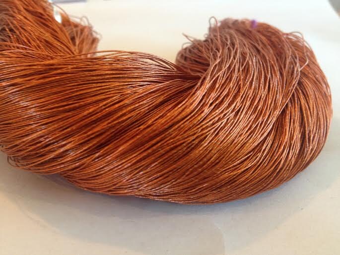 Japanese Vintage 24k Russet Gold Wrapped Around Silk Thread - Etsy
