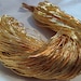 Vintage 24k Gold Couching Thread Wrapped Around Silk ( Early 1920's ...