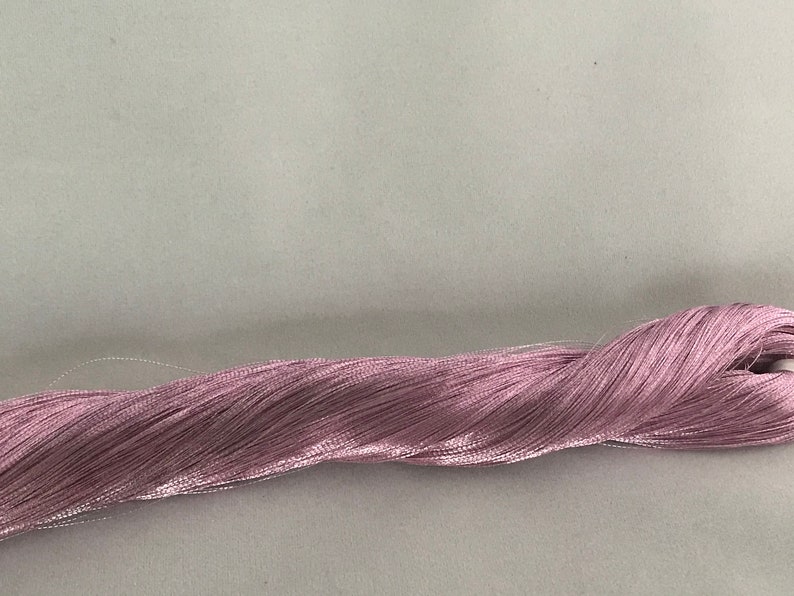 Mauve Rare Metallic Thread - Etsy
