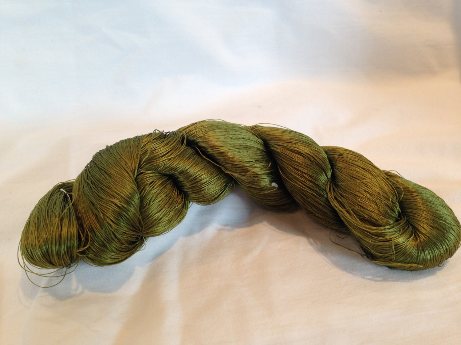 Shades of Green Vintage Japanese Silk Thread With Natural Dyes (size 3 ...