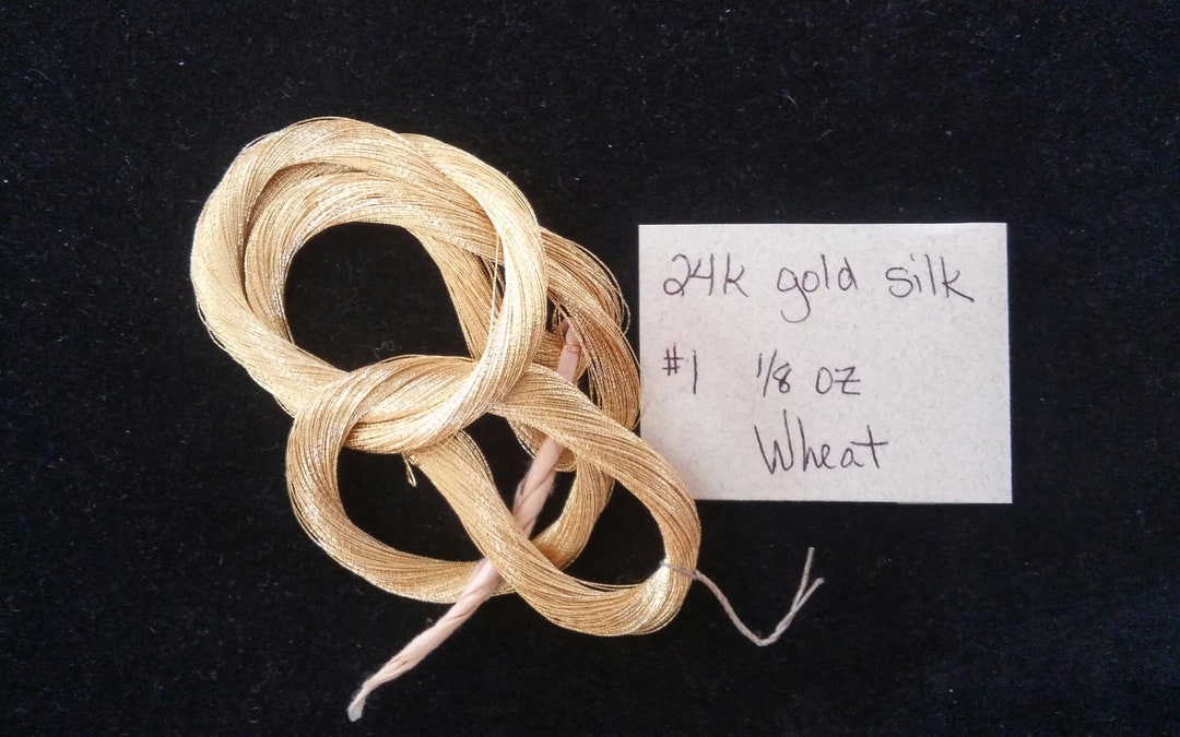 Vintage 24k Wheat Gold Thread 1/8 Oz (early 1920's) - Etsy