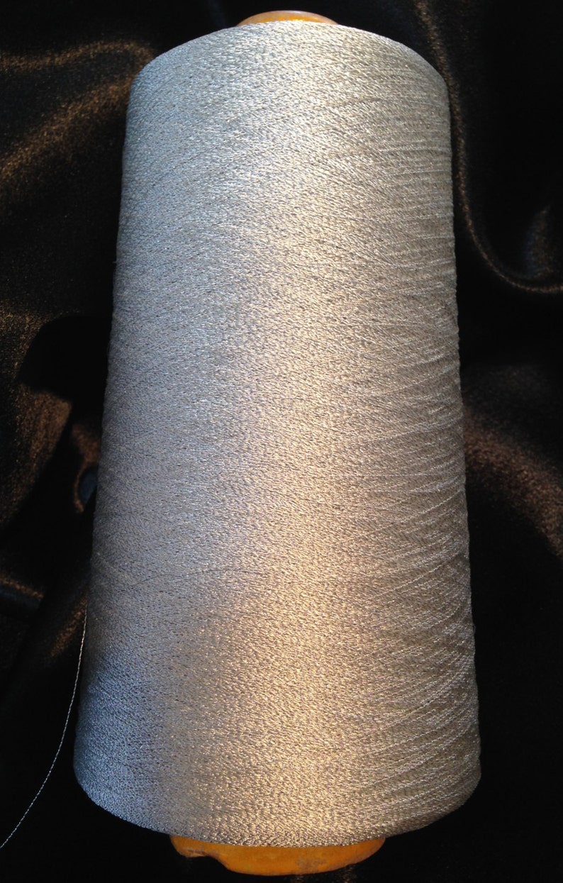 Vintage Silver Dust Impregnated Silk Thread - Etsy