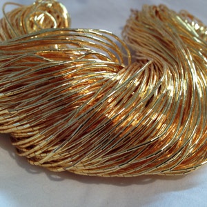 Vintage 24k Gold Couching Thread Wrapped Around Silk ( Early 1920's ...
