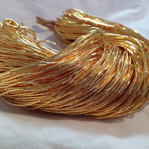 Vintage 24k Gold Couching Thread Wrapped Around Silk ( Early 1920's ...