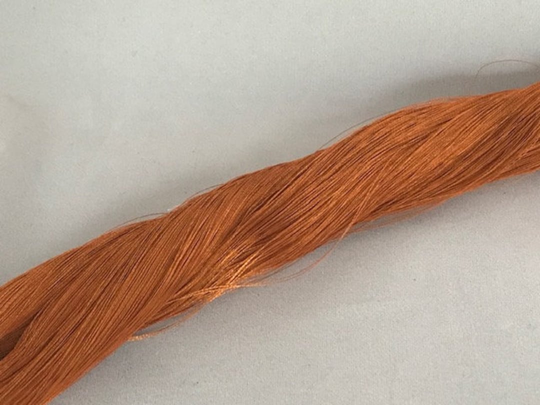Rare Metallic Silk Thread Dark Copper - Etsy