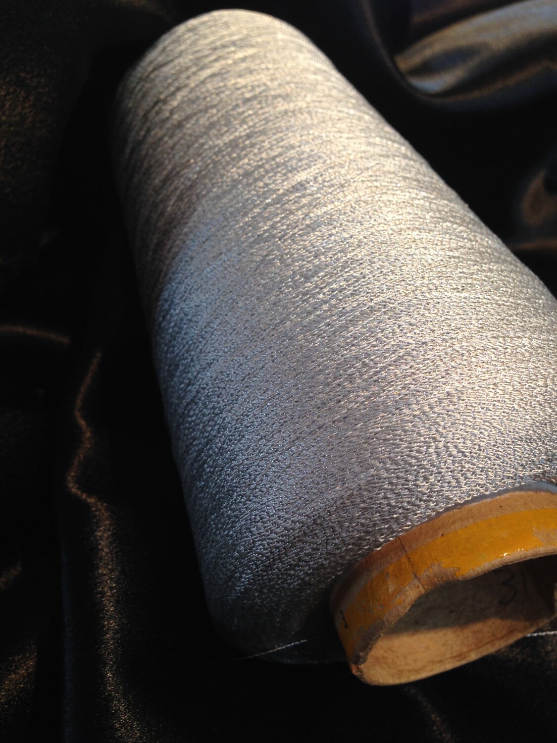 Vintage Silver Dust Impregnated Silk Thread - Etsy