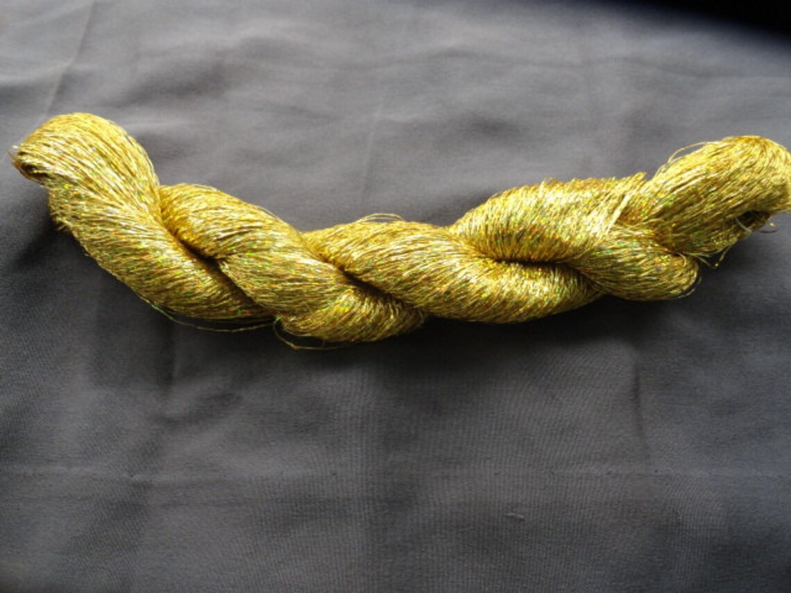 Gold Sparkle Thread - Etsy