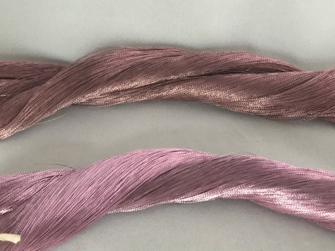 Mauve Rare Metallic Thread - Etsy
