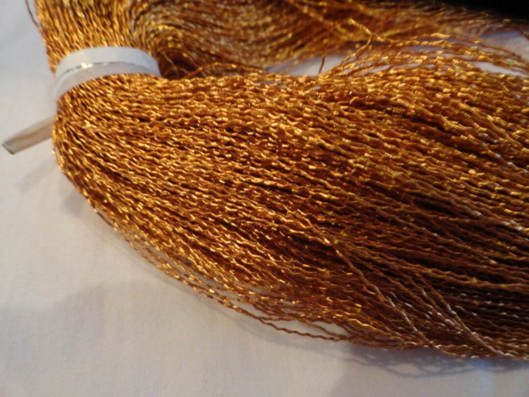 Copper Sparkle Rare Metal and Silk Thread - Etsy