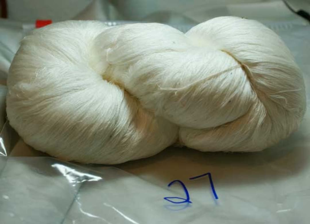 White Hand Dyed Japanese Silk Thread- Circa 1920's - Etsy