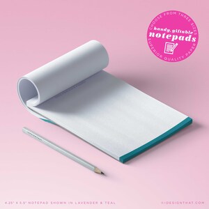 Custom Notepad Personalized as a Gift for a Friend Colorful to Do List ...