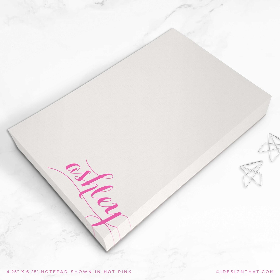 Personalized Notepads for Women, Custom Stationary to Do List ...
