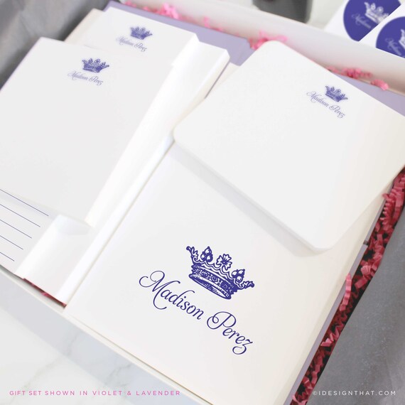 Letter Writing Sets of Personalized Stationary Custom Paper - Etsy