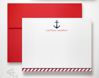 Anchor Note Cards - Etsy