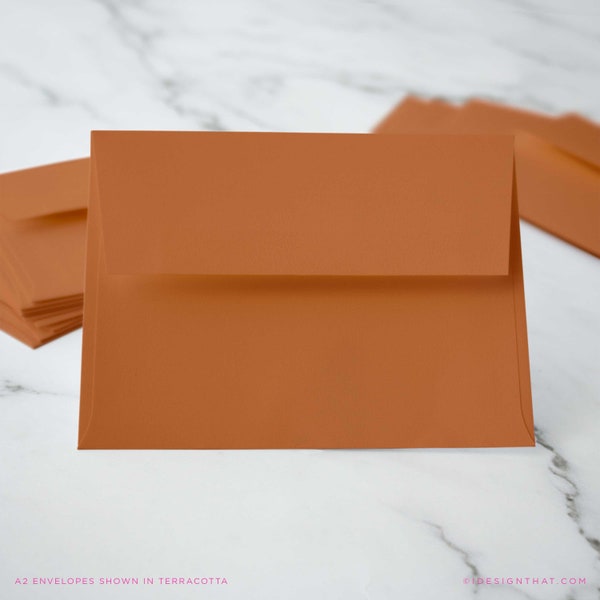Terracotta Envelopes - Etsy