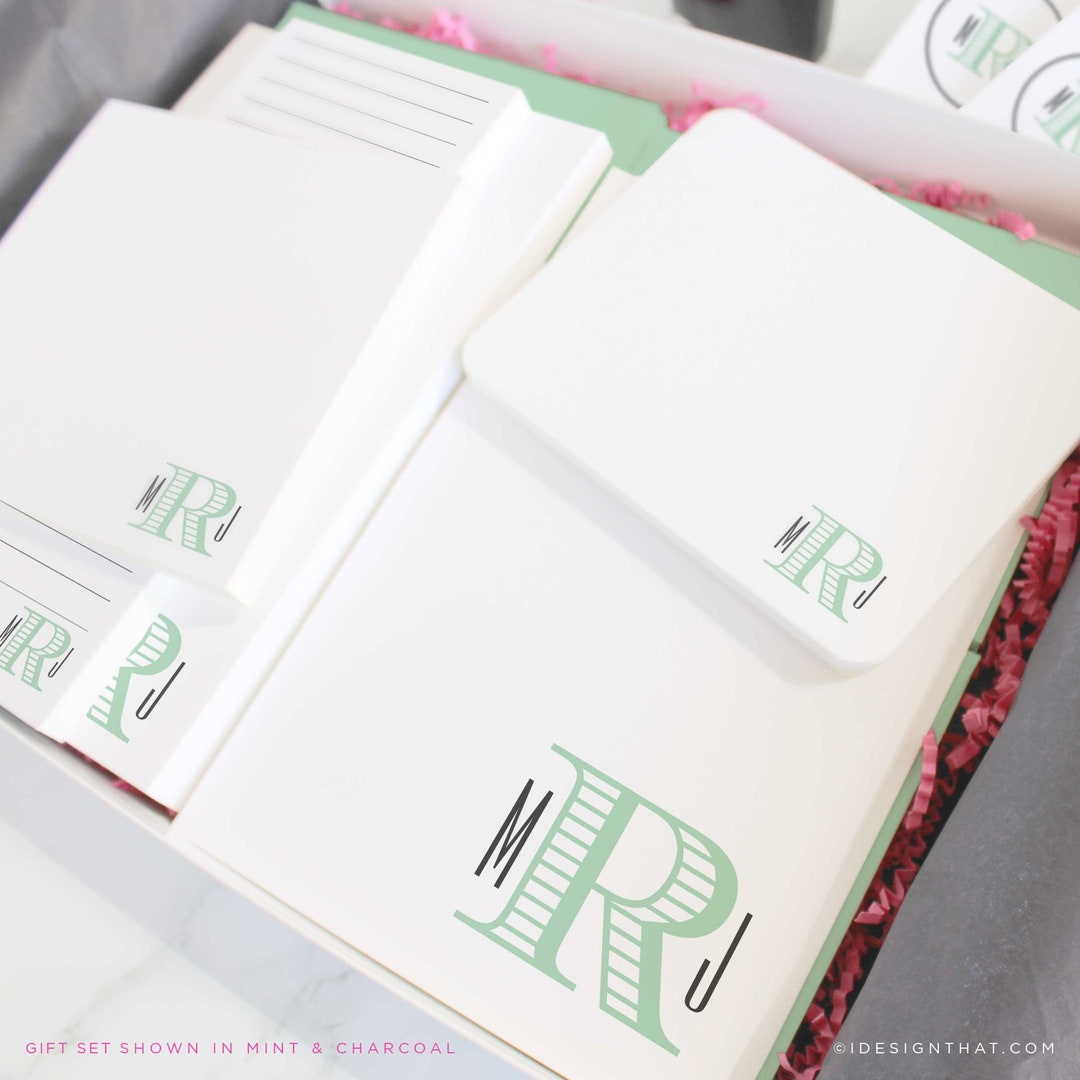 Boxed Stationary Gift Sets Custom Letter Writing Kits - Etsy