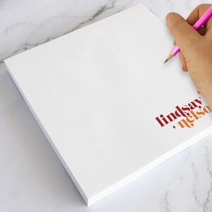 Square Block Notepads: Personalized Gifts With Retro Style | WILD ...