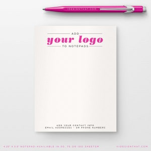 Notepads Personalized With Your Company Logo, to Do Lists Memo Tablets ...