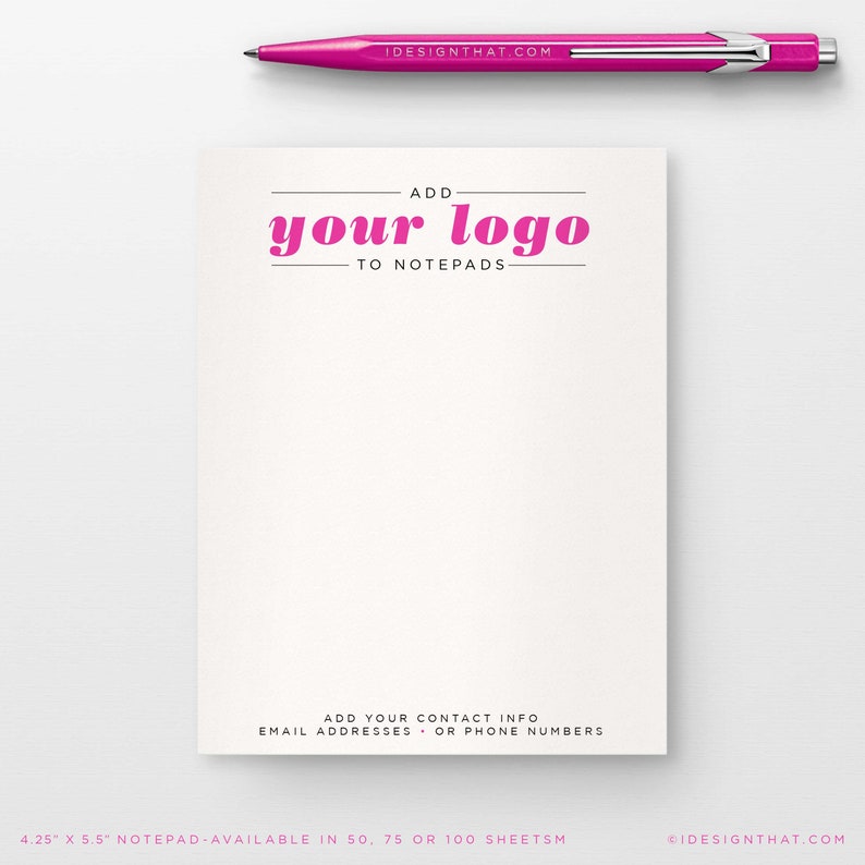 Custom Business Notepads – Company Branding Pads & Office Stationary ...