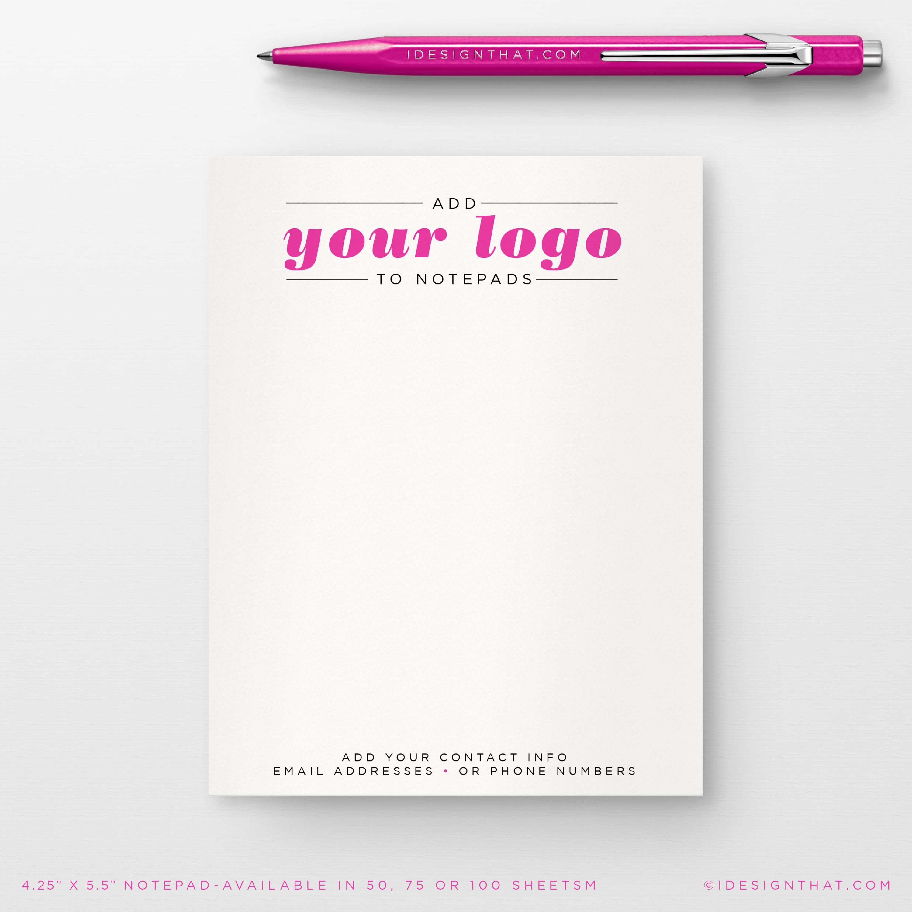 Custom Business Notepads – Company Branding Pads & Office Stationary ...