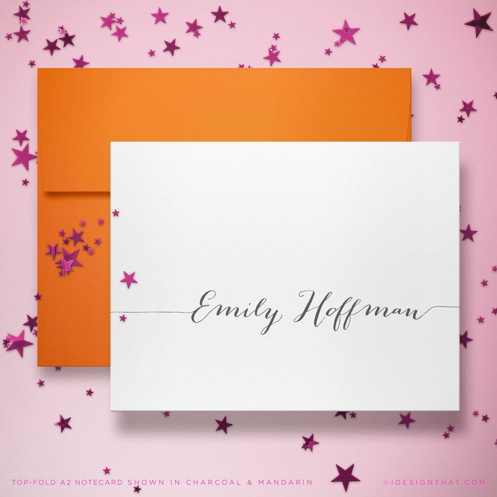 Personalized Stationery Note Cards With Kraft Envelopes - Etsy